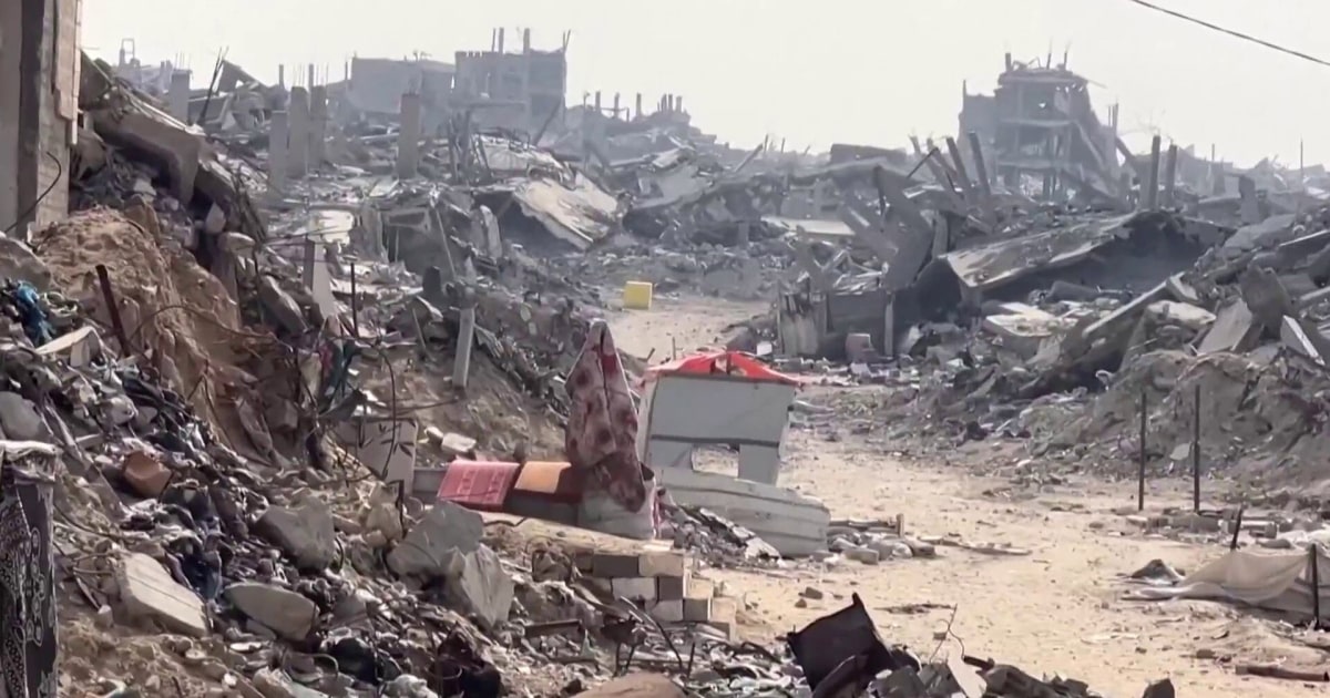 NBC News Gets Inside Look at Total Devastation in Gaza