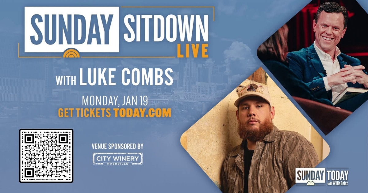 Willie Geist Announces New Sitdown Live With Luke Combs