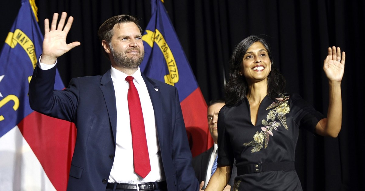 Second Lady Usha Vance Pregnant With 4th Child