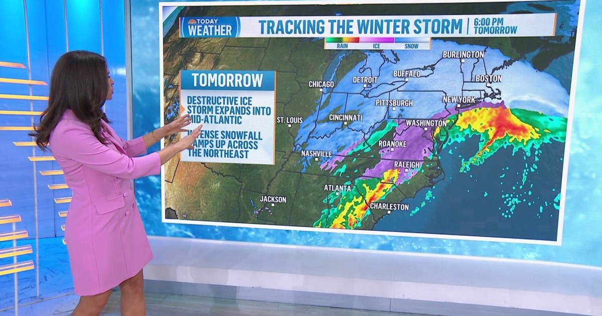 Massive Winter Storm Ramps up Bringing Heavy Snow and Ice