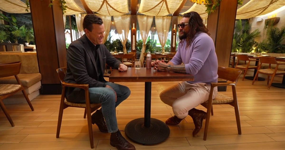 Jason Momoa Sits Down With Willie Geist on Sunday TODAY
