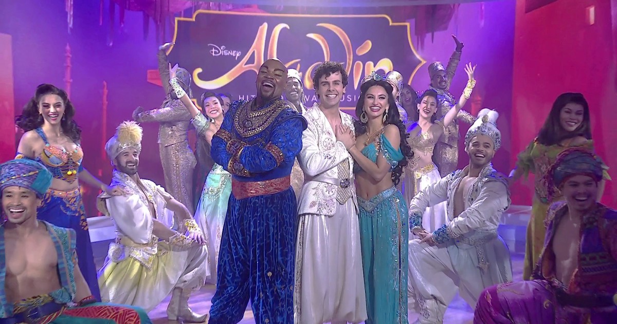 Cast of ‘Aladdin’ Perform Medley of Show’s Top Songs on TODAY