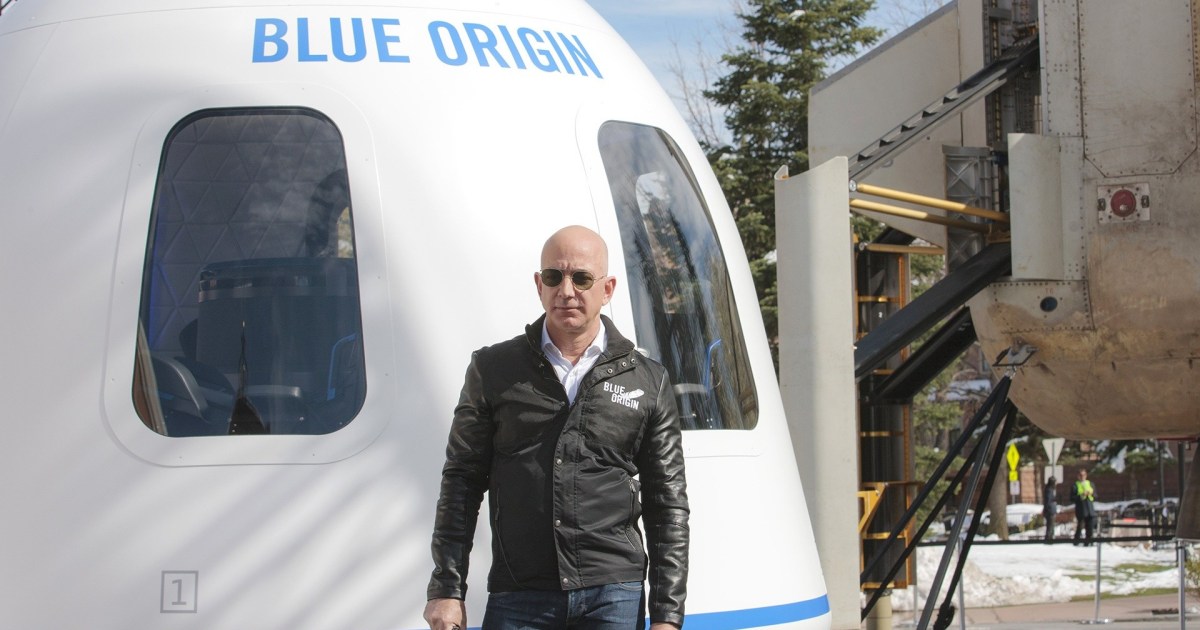Jeff Bezos' Blue Origin Pauses Space Tourism for NASA Contract