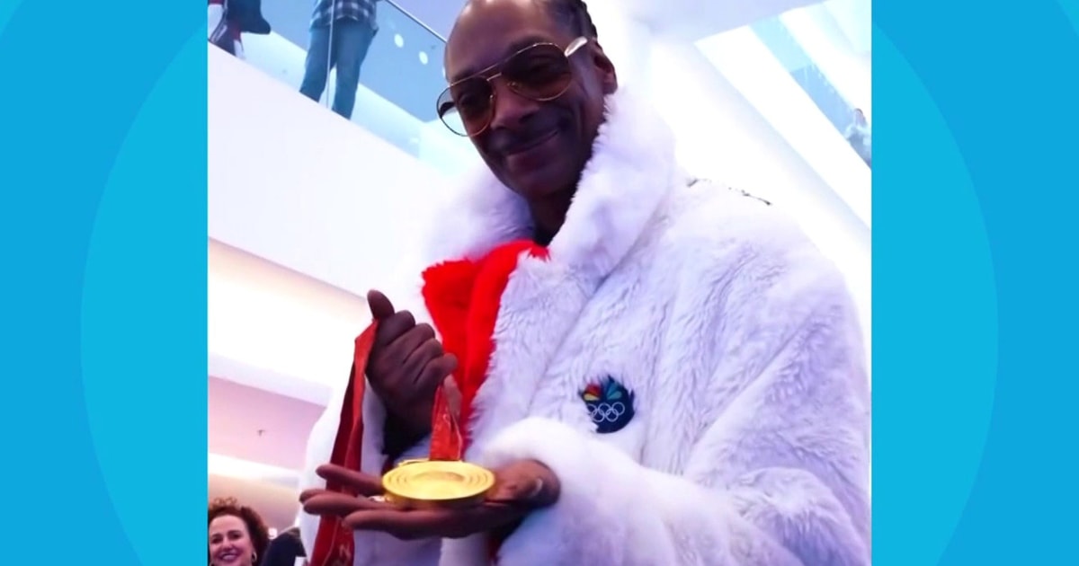 Team USA Athletes Present Snoop Dogg With Gold Medal in Milan