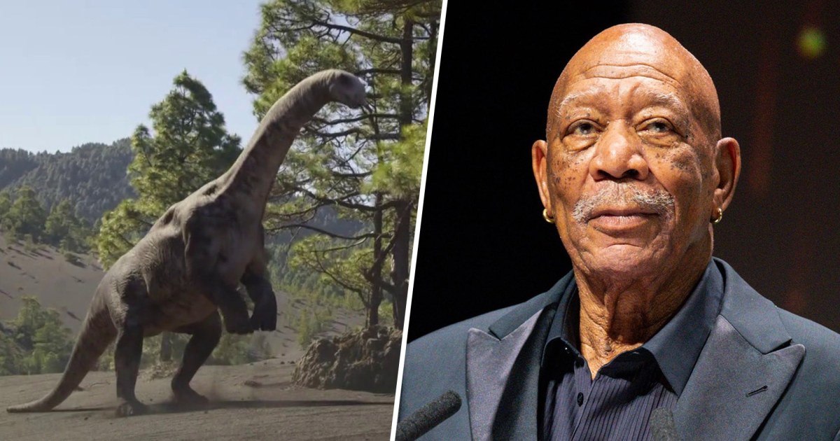 Morgan Freeman Narrates Steven Spielberg’s New Dinosaur Doc