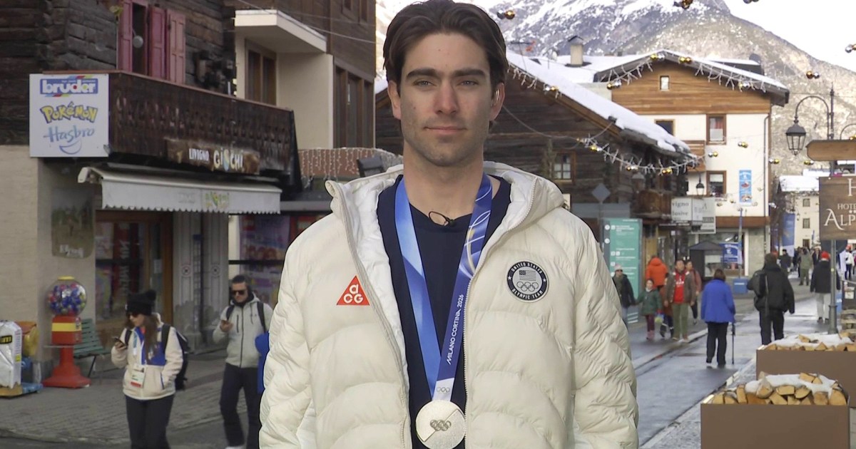 US Skier Alex Hall Talks Silver Medal Win in Men’s Slopestyle
