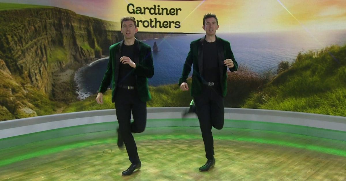 Viral Irish Dancers, The Gardiner Brothers, Perform Live on TODAY