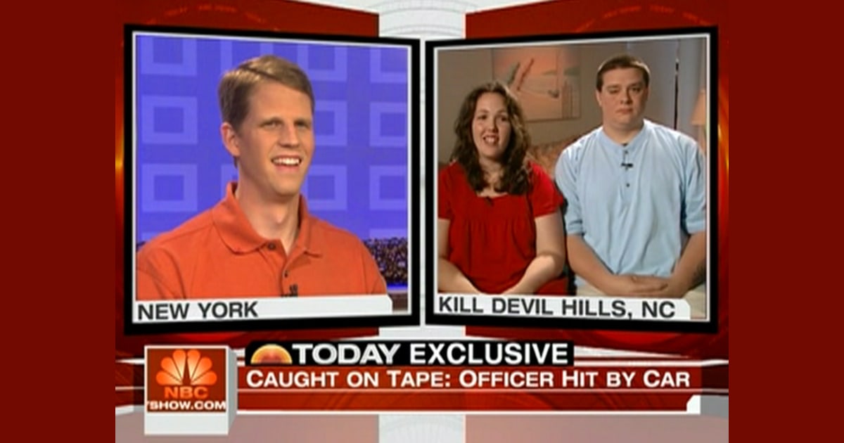 Hero cop injured while pushing woman to safety