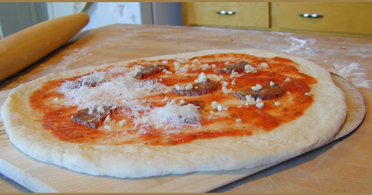 A not-close-to-perfect pizza recipe