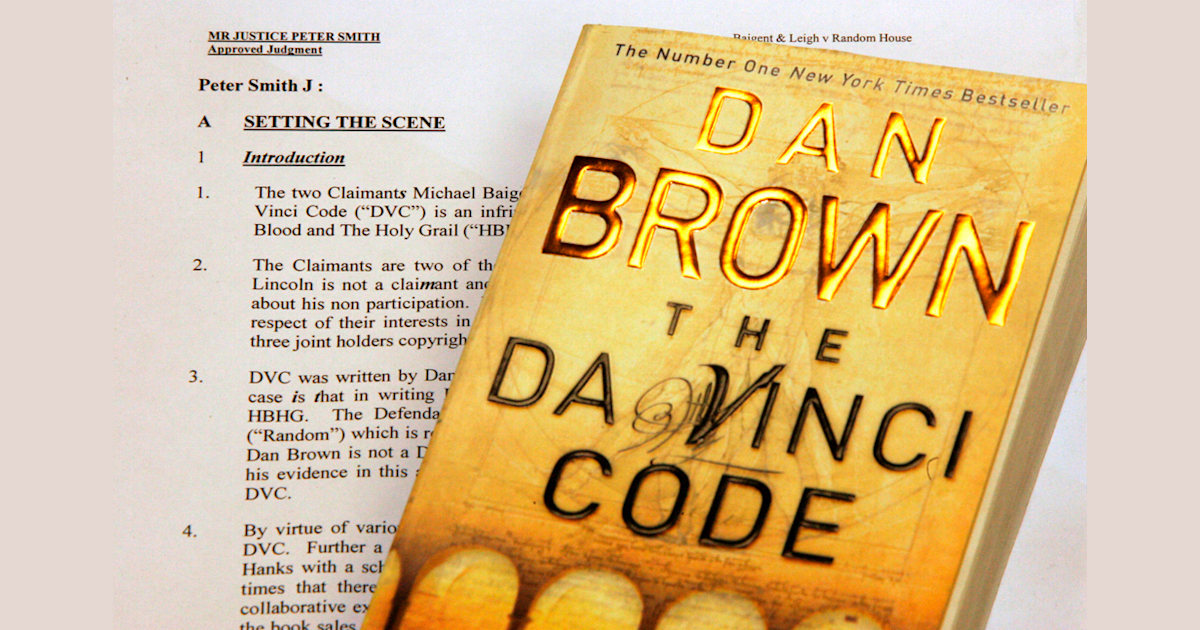 Riddle of judge’s ‘Da Vinci Code’ ruling solved