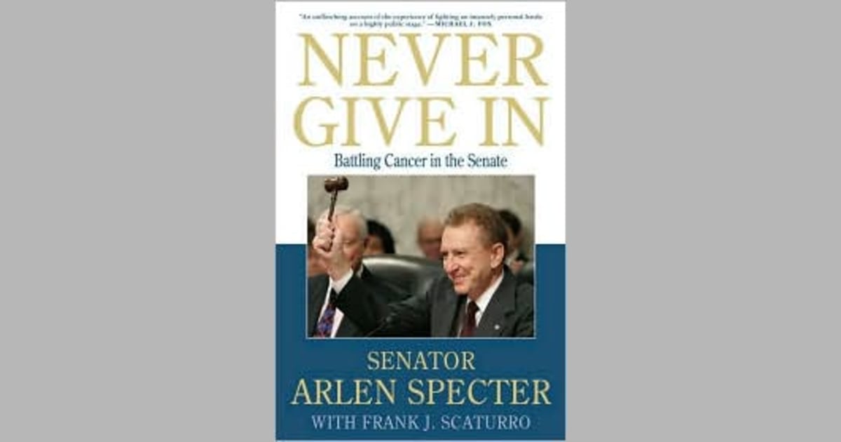 Sen. Arlen Specter reflects on cancer battle
