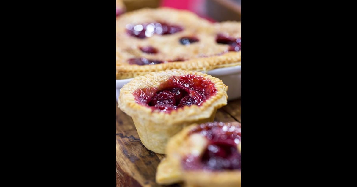 Mini cherry tarts