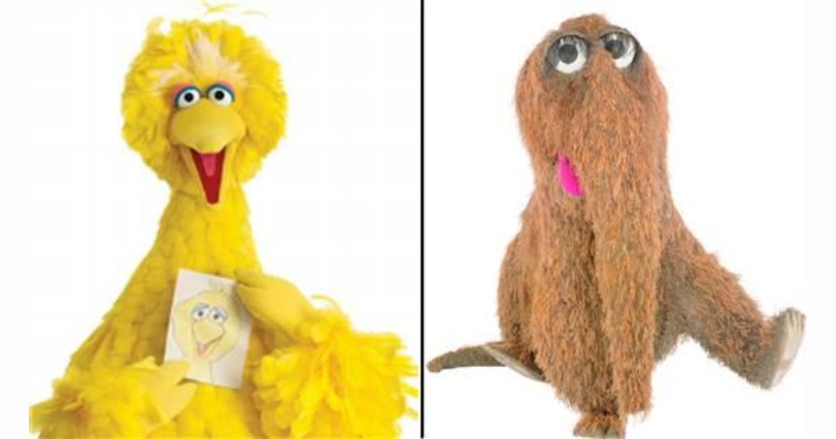 snuffy sesame street coloring page