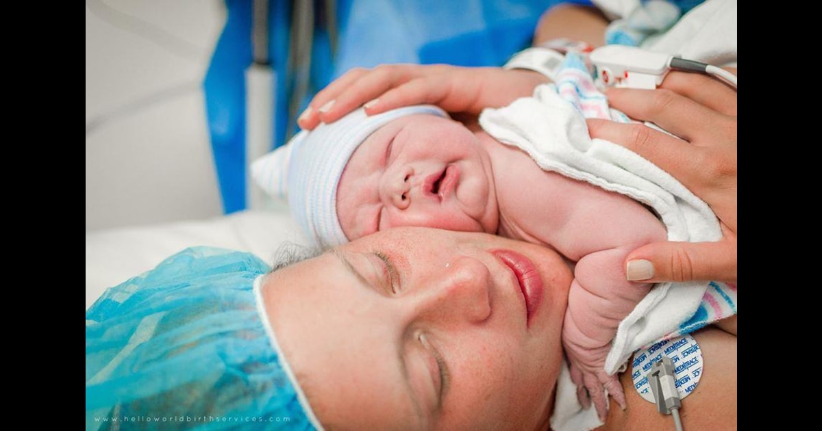 Family-centered 'gentle C-section' turns birth surgery into labor or love