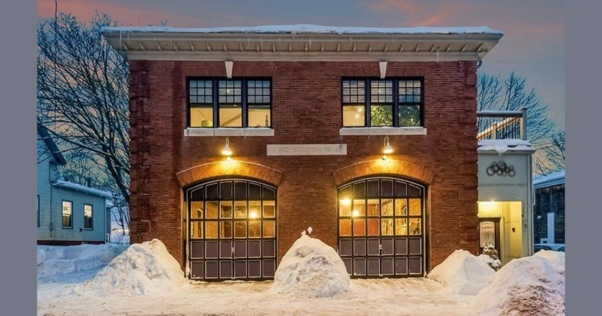 See this 110-year-old firehouse flipped into a modern loft