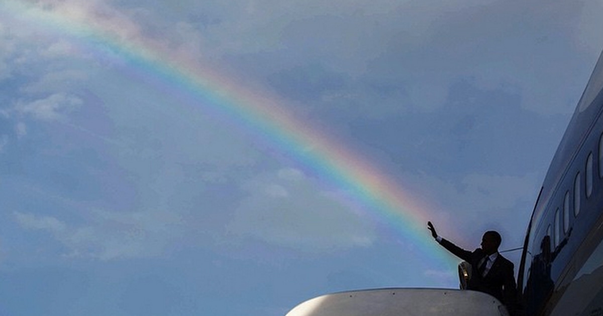 President Obama delivers a colorful farewell as he leaves Jamaica