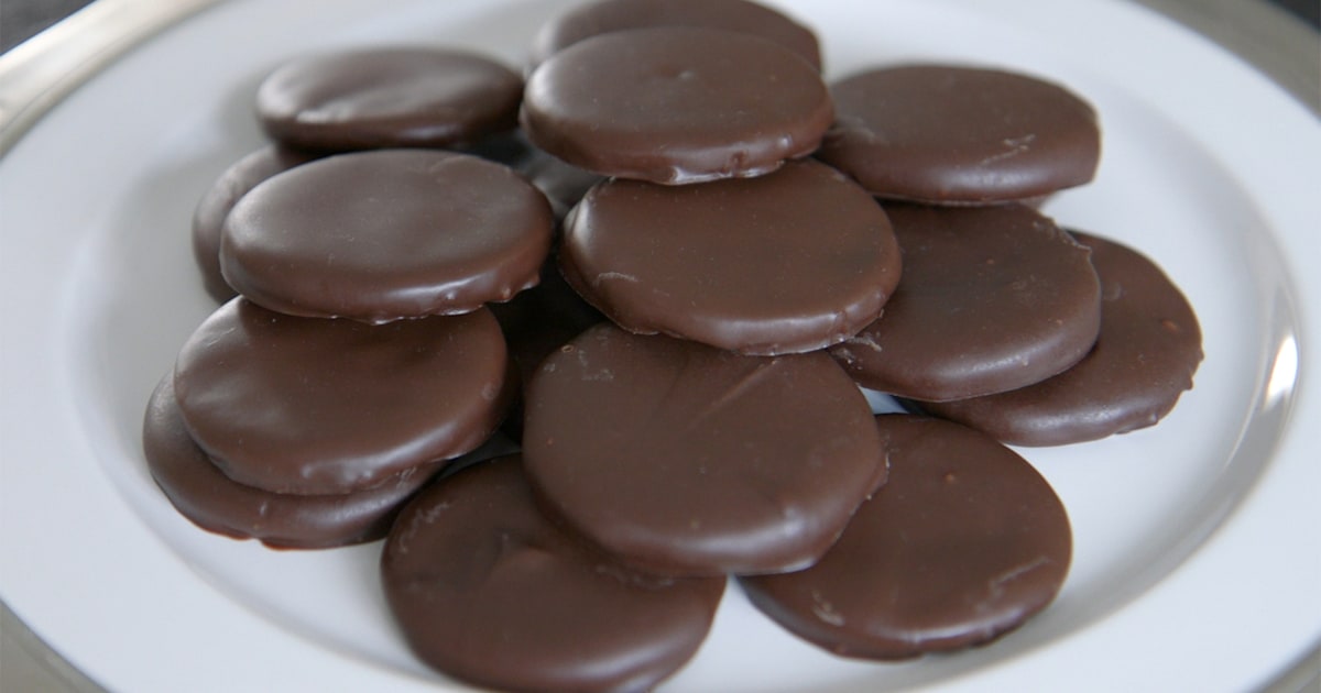 Gluten-free homemade Thin Mints