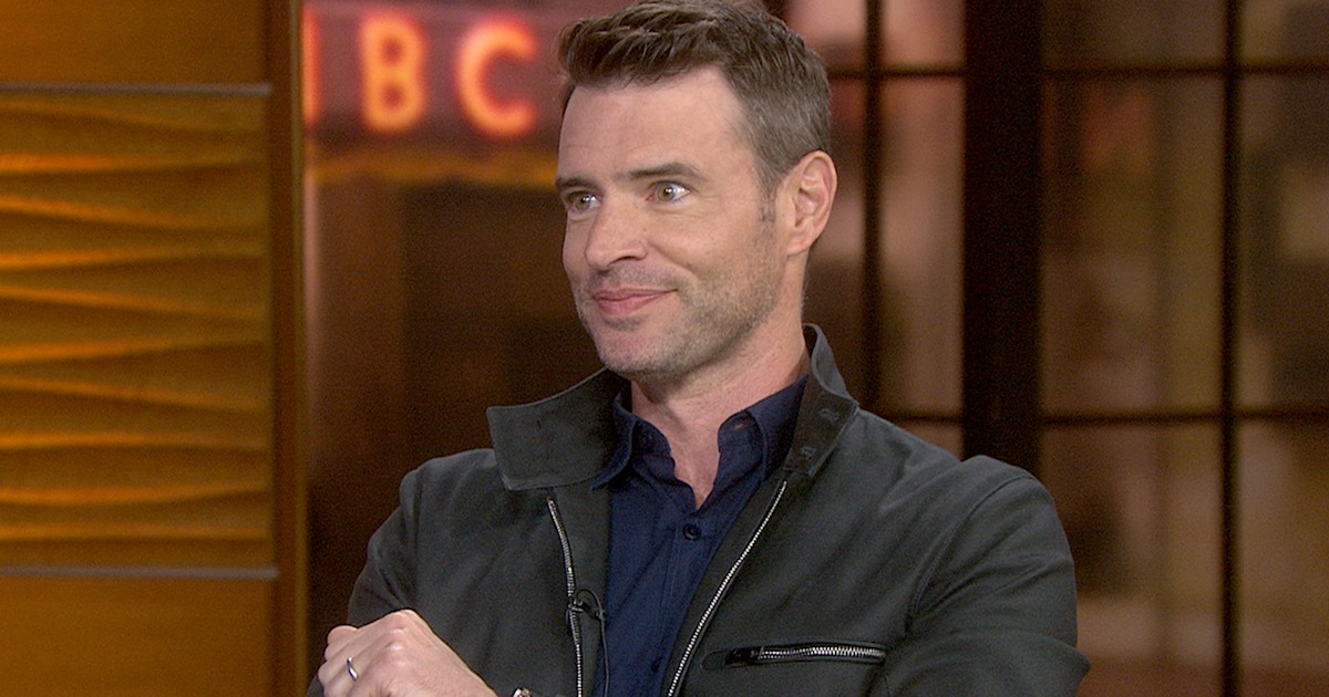 Scott Foley puts peanut butter on his eggs