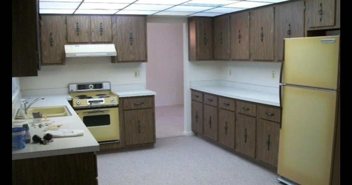 Kitchen makeover: See what this dated kitchen looks like now