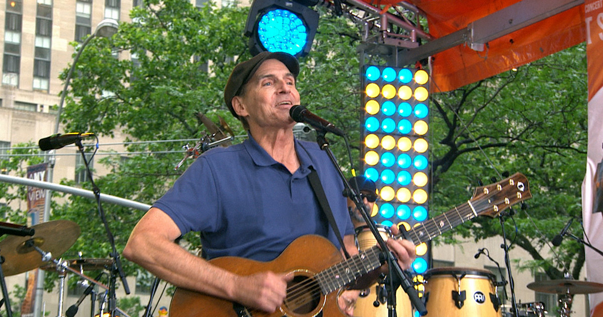 James Taylor performs on TODAY show summer concert series