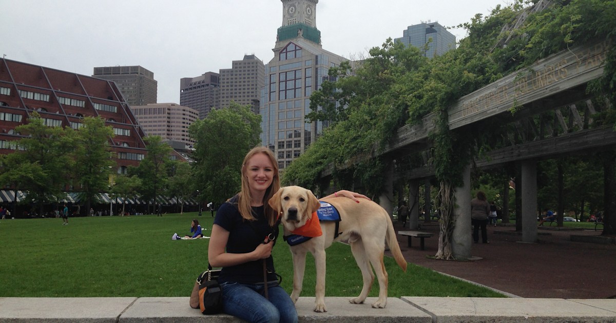 TODAY puppy Wrangler goes to Boston