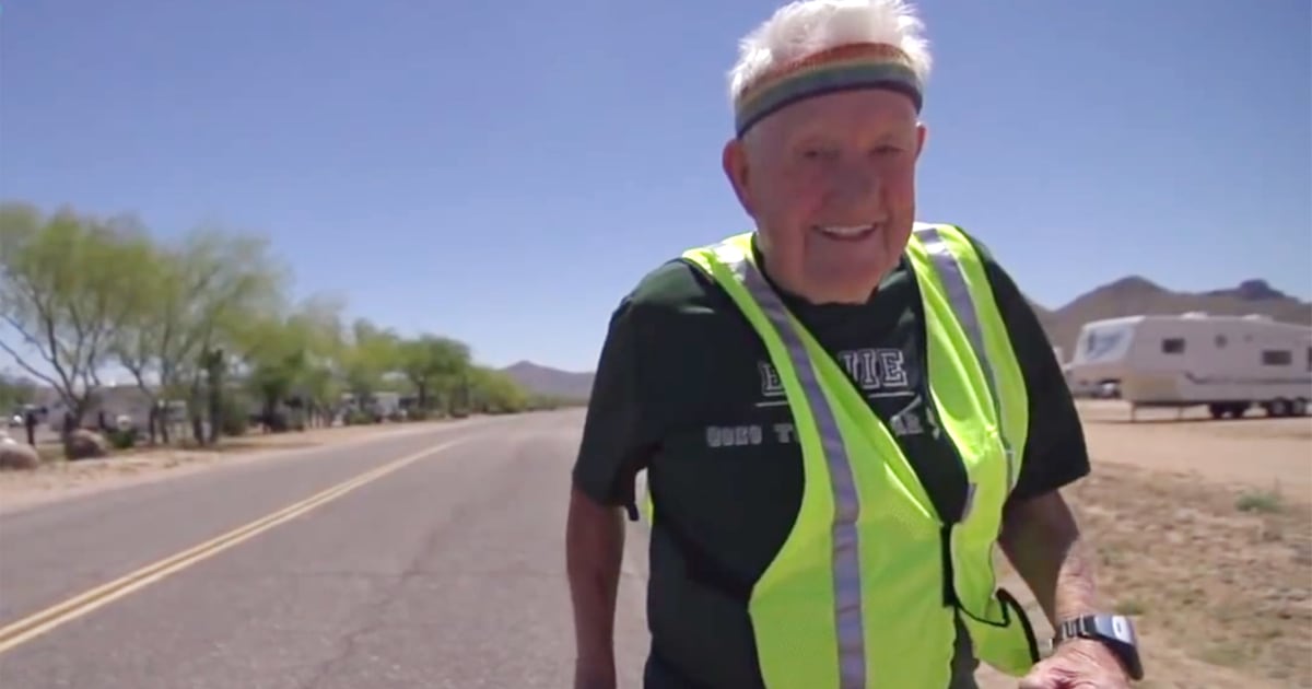 WWII veteran runs across the country to raise money
