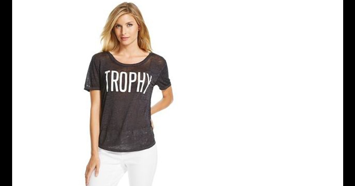 Target's 'Trophy' women's T-shirts blasted as 'sexist'