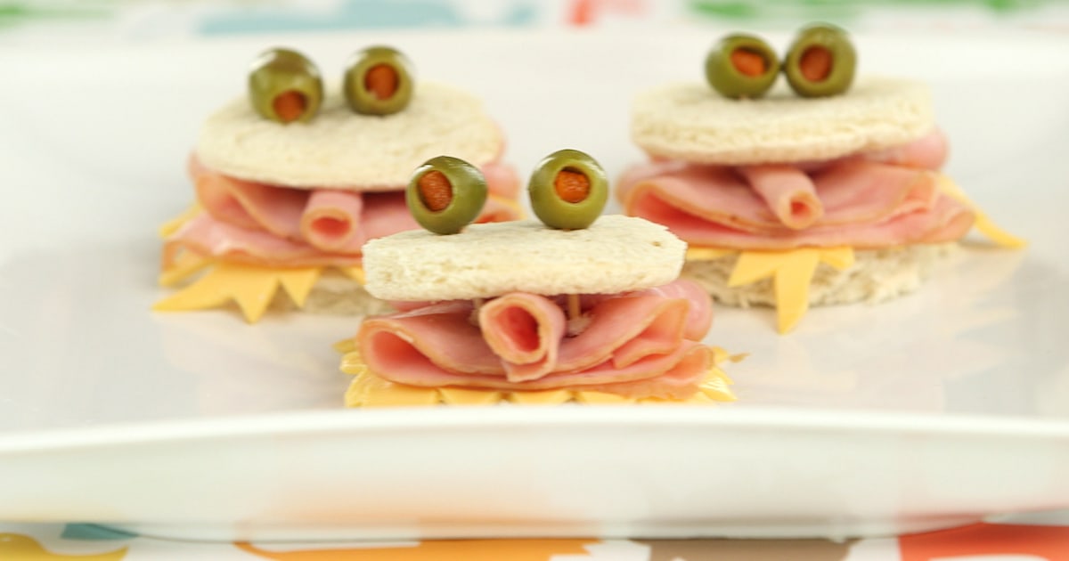 Mini Monster Sandwiches
