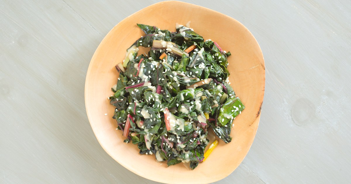 Double Sesame Greens recipe
