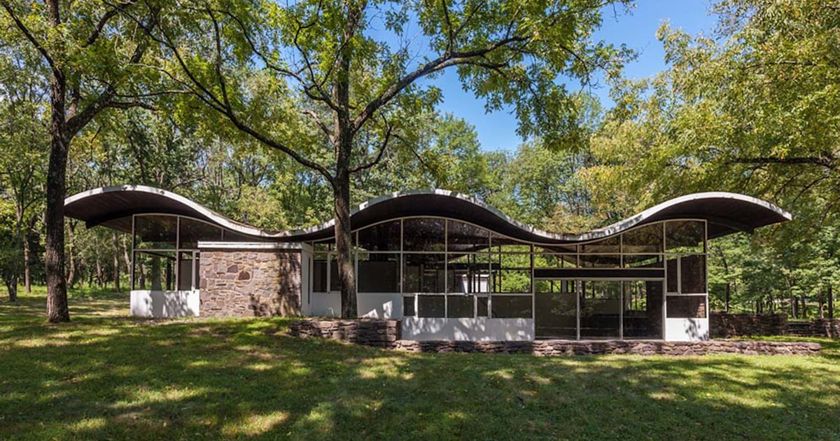 'It has a lot of incredible vibes to it': Go inside this wavy-roofed home