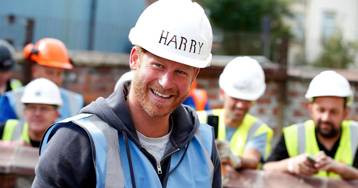 Prince Harry in a hard hat? See what tough work the royals are tackling
