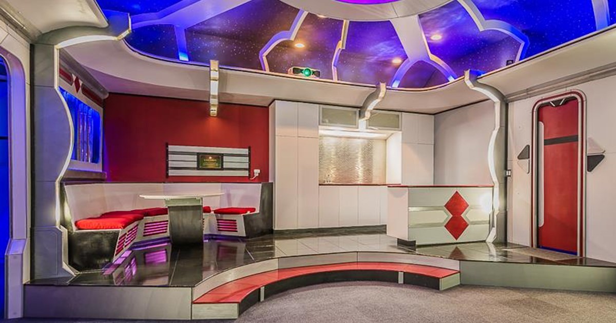Beam up into this newly listed 'Star Trek' home