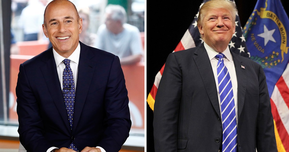 Matt Lauer to moderate Donald Trump town hall live on TODAY