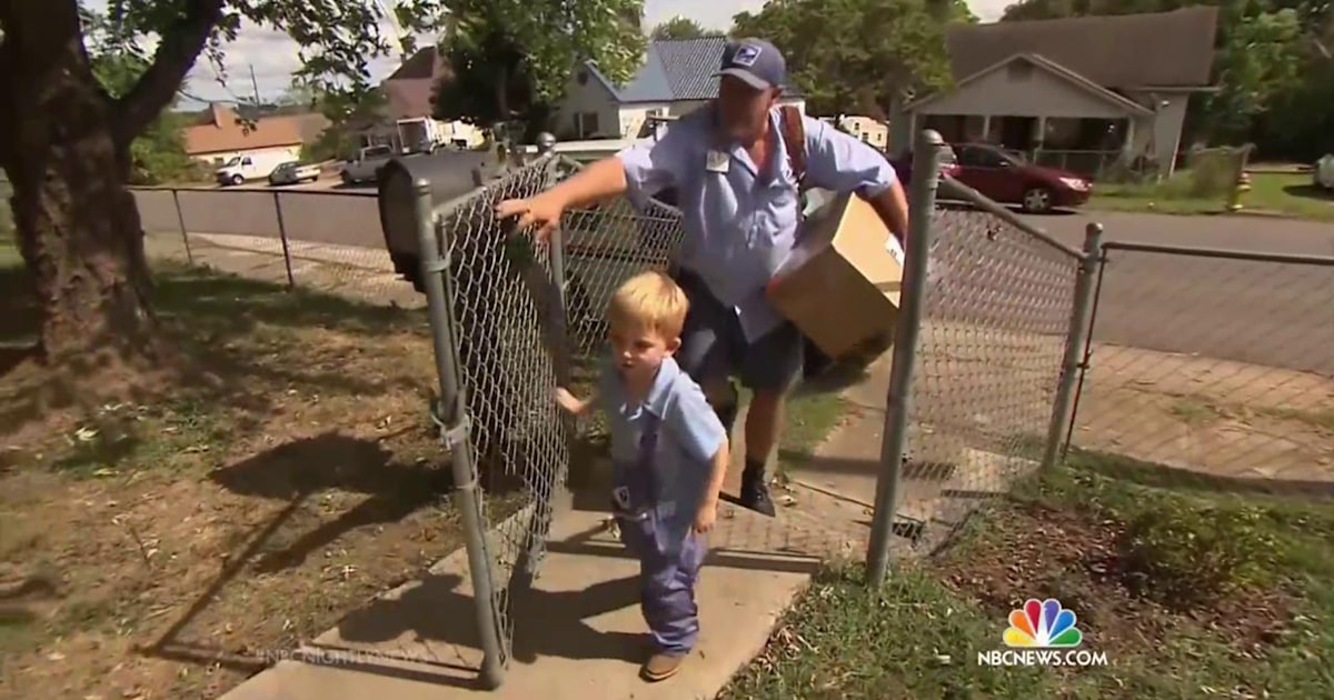Meet 'Postman Mike,' one 4-year-old boy's hero