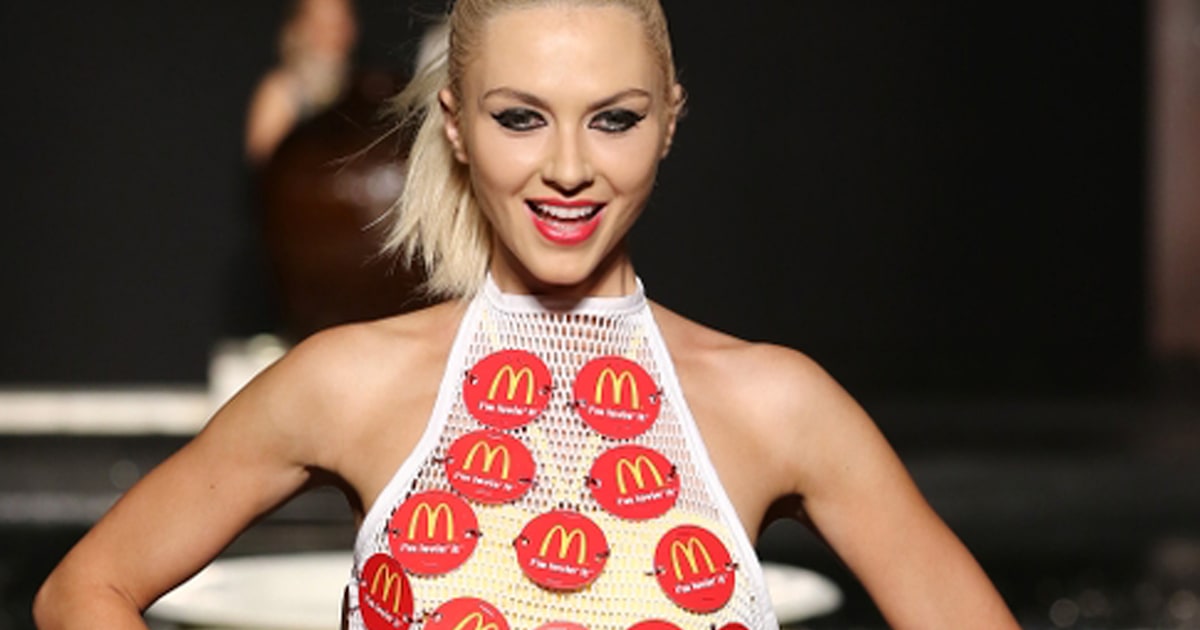 See the runway looks made of McDonald’s wrappers