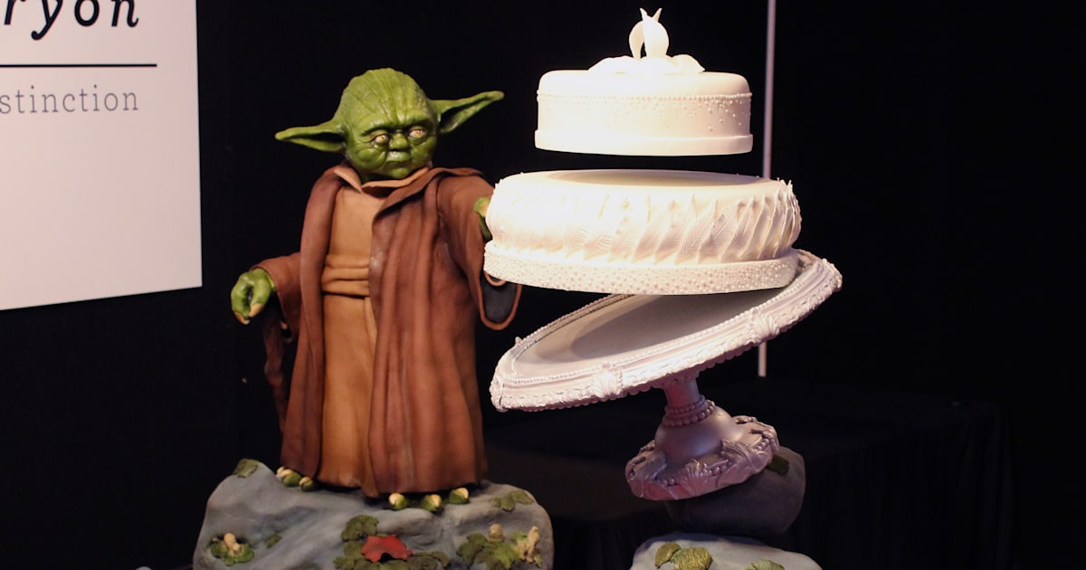 How does this cake levitate? Baker credits Yoda with awesome special effect