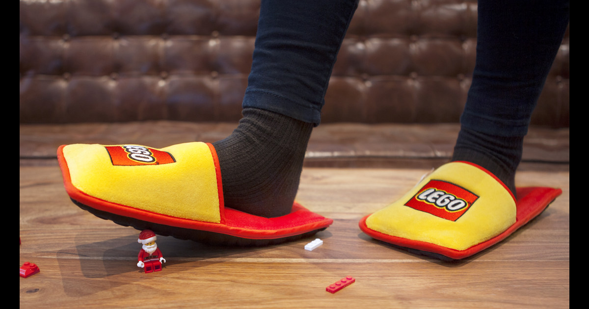 Slipper takes the pain out of stepping on a LEGO