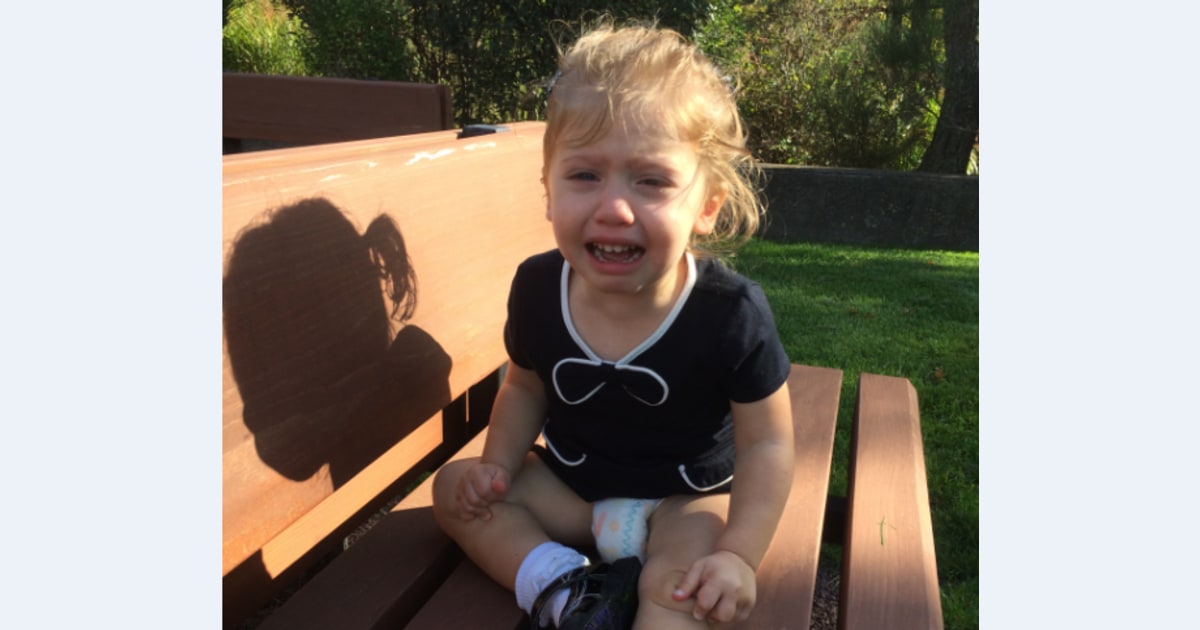 Why I told the photographer to snap this picture of my crying kid