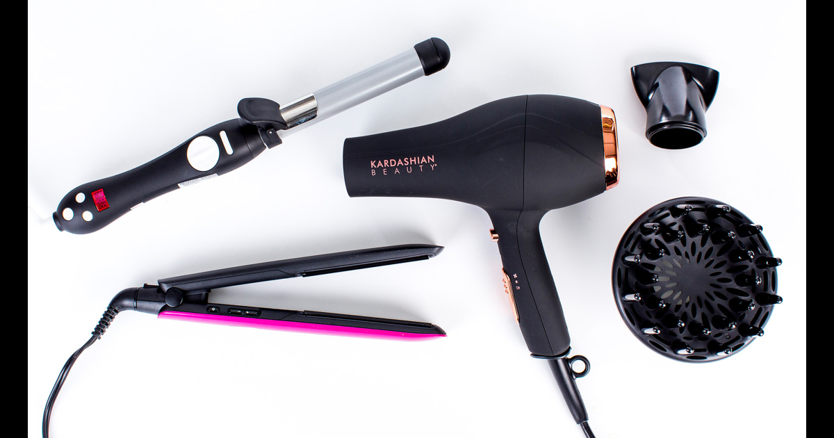 Hair dryer, flat iron and curling iron hacks to try now