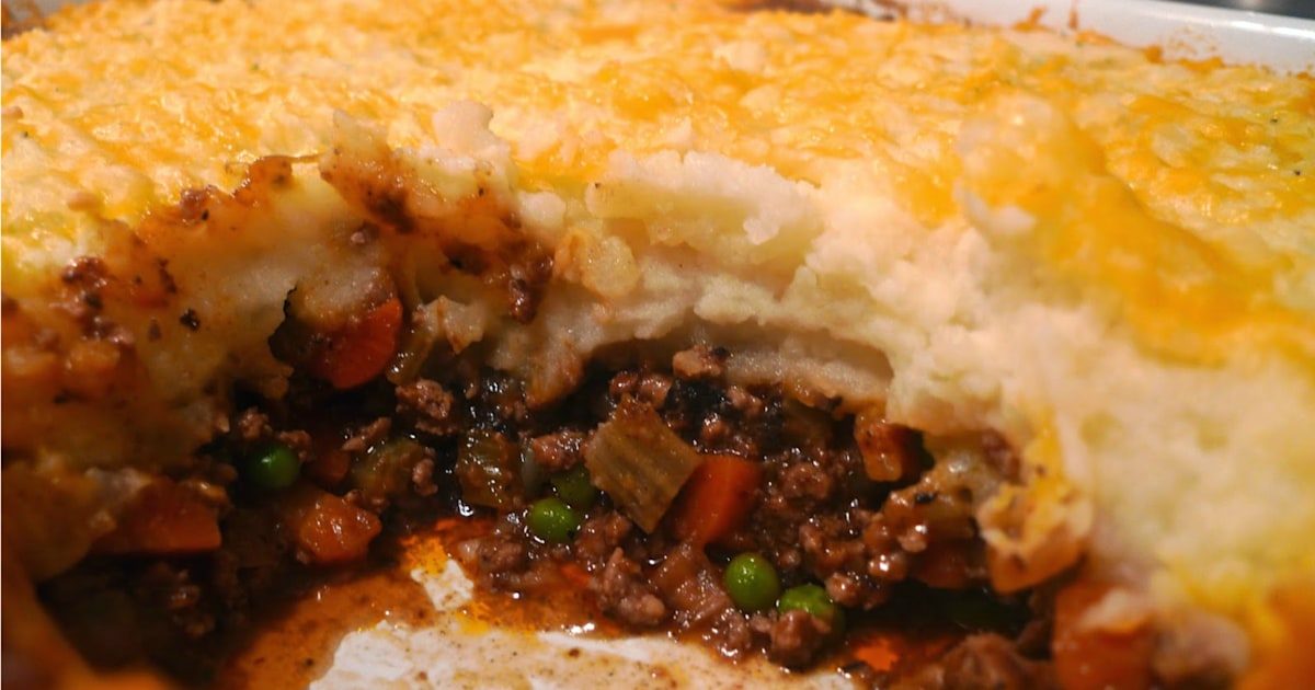 Cheesy Shepherd's Pie