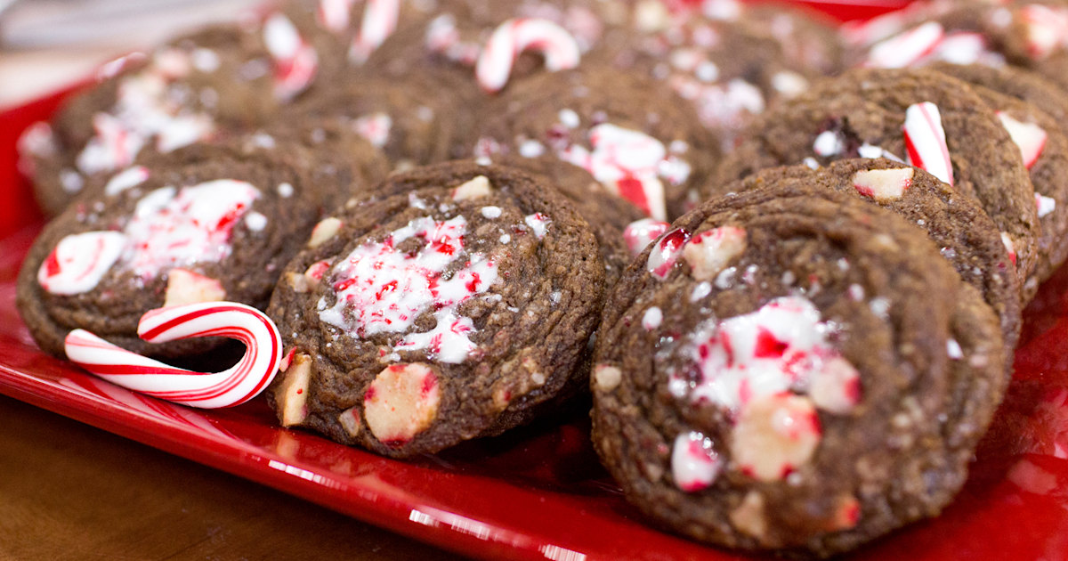 Siri’s Fudge Candy Cane Cookies