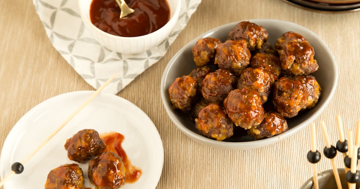 Mini Barbecue Meatballs Recipe - How to Make Mini Meatballs