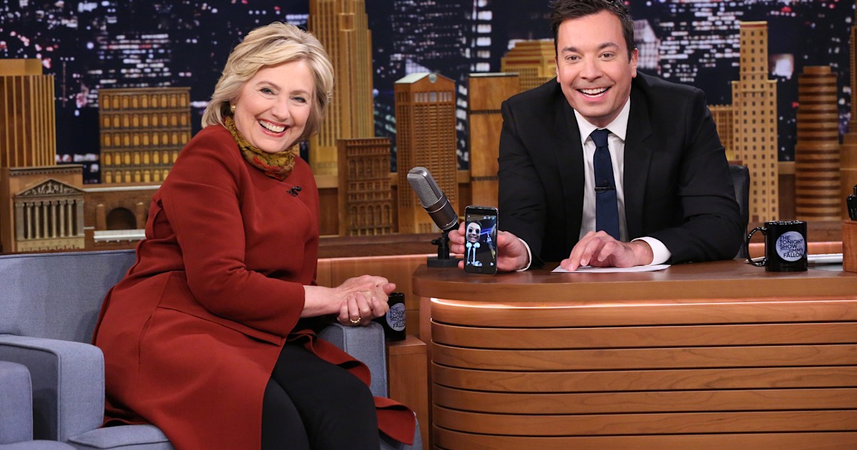 Hillary Clinton interviews with Fallon for job of president