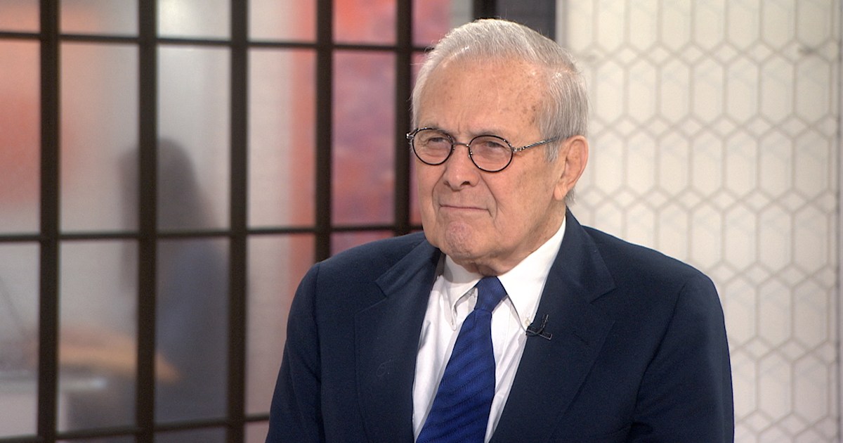 Donald Rumsfeld: Donald Trump has 'touched a nerve in our country'