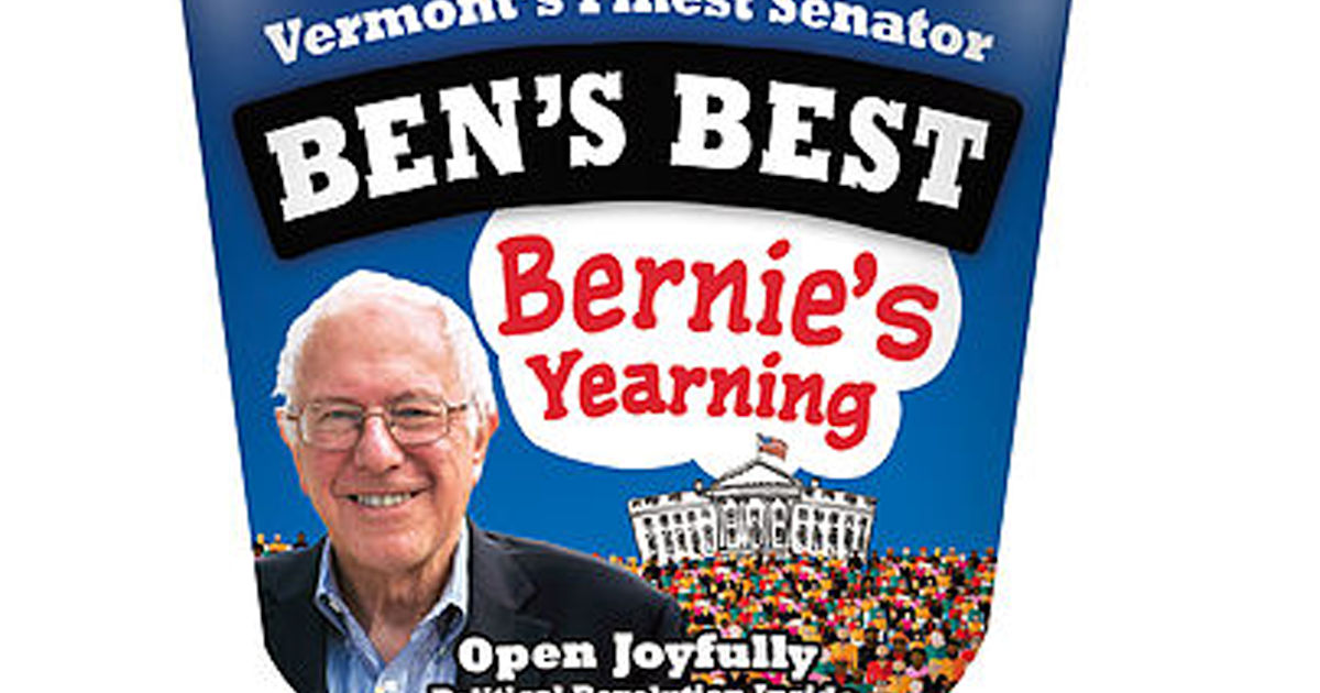Ben & Jerry's founder creates Bernie Sanders ice cream flavor