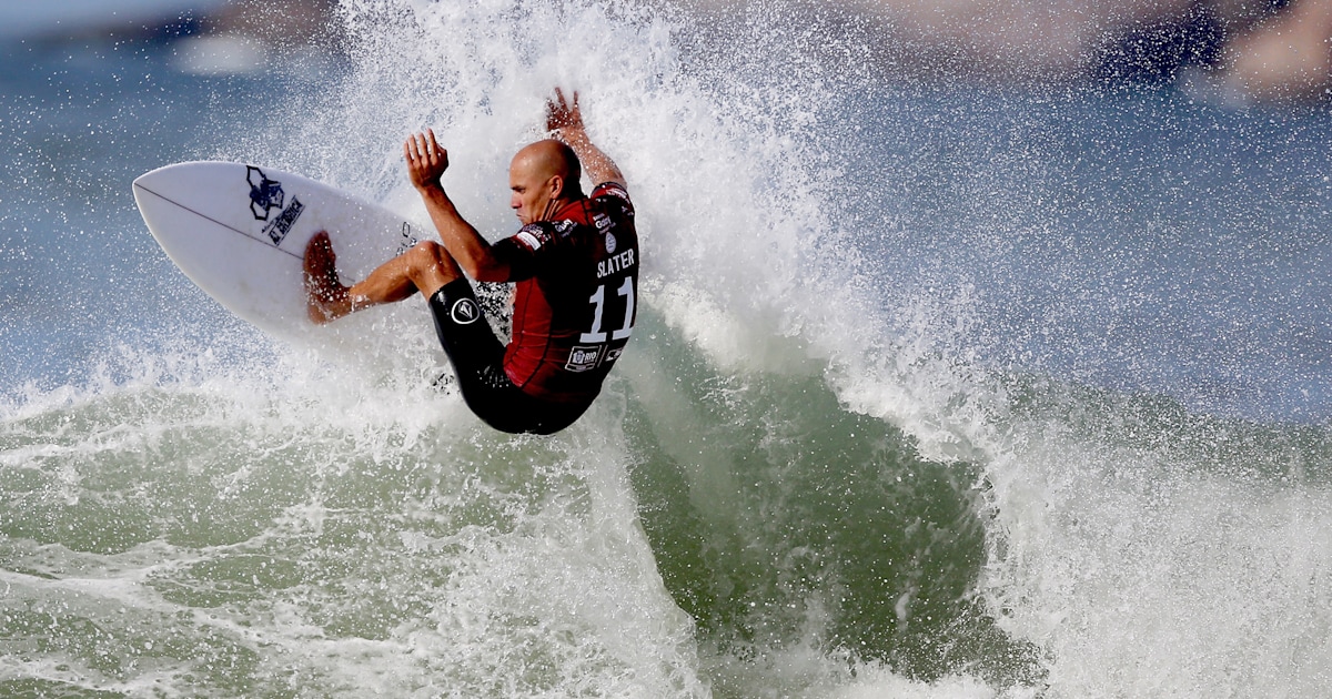 Surfer Kelly Slater saves a mom and her son swept away by 'freak wave'
