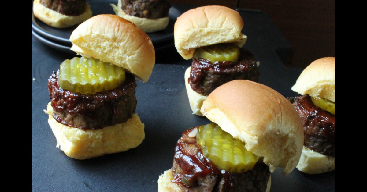 BBQ Mini Meatloaf Sliders Recipe