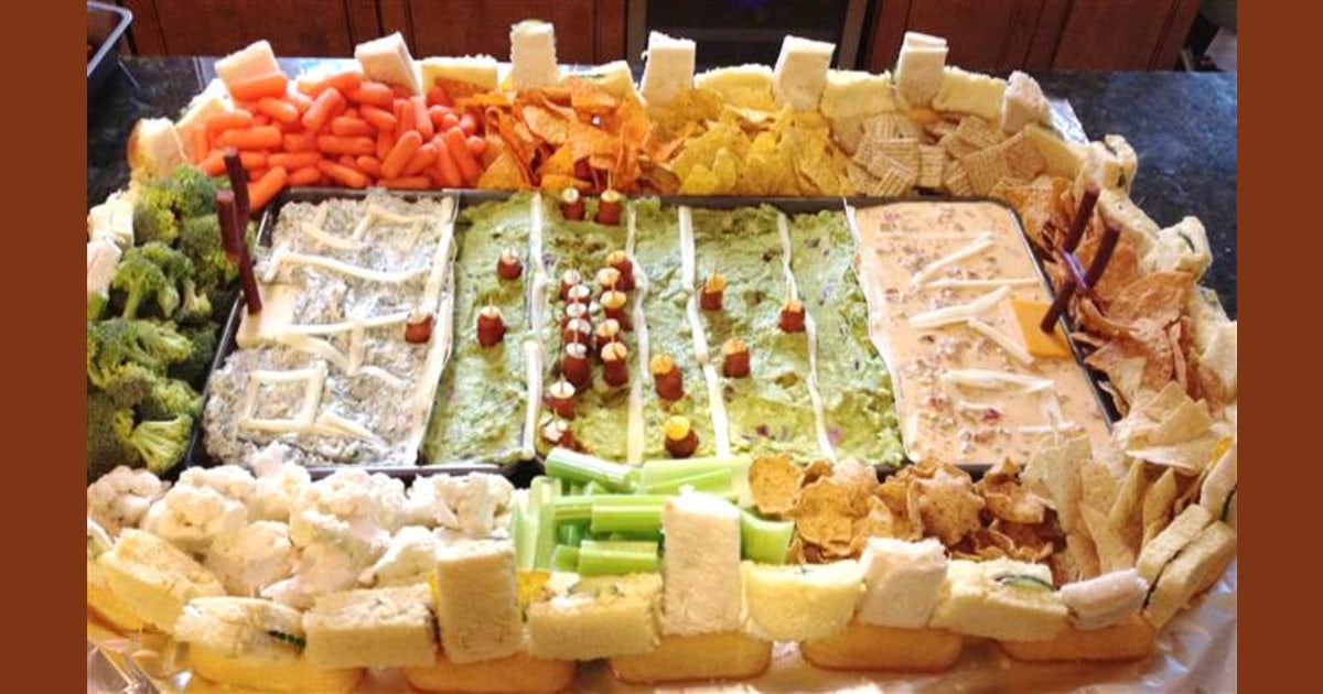 How to make an edible snack stadium for your Super Bowl party