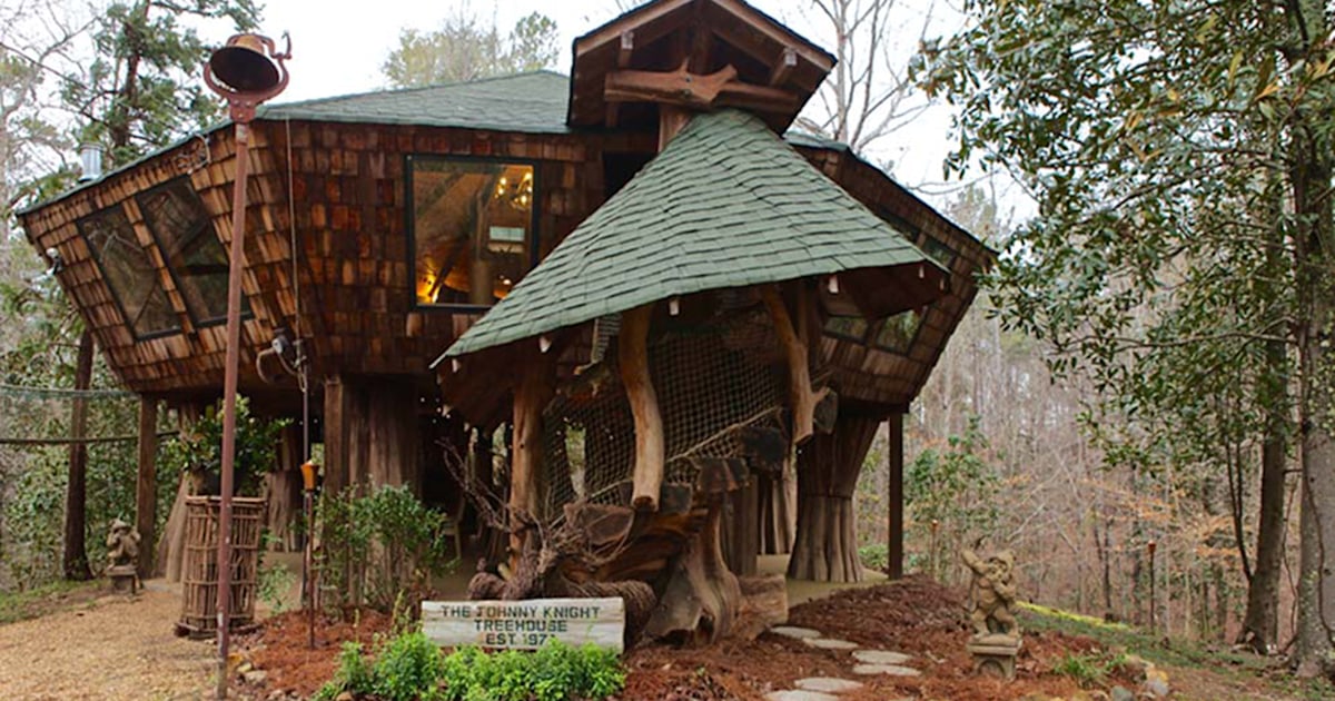 'The ultimate place to play': See inside this 1,200-square-foot tree house