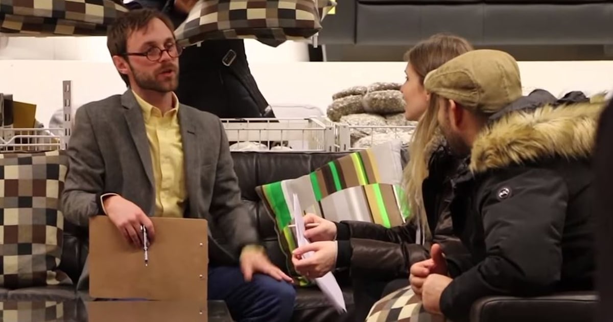 IKEA: Comedian Tyler Fischer pretends to be store's couples therapist